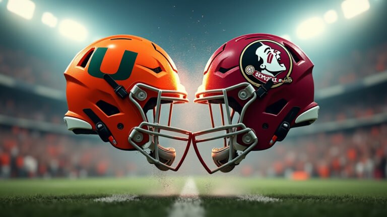 Rivalry Renewed: Miami vs. Florida State Set for Primetime ABC Showdown ...